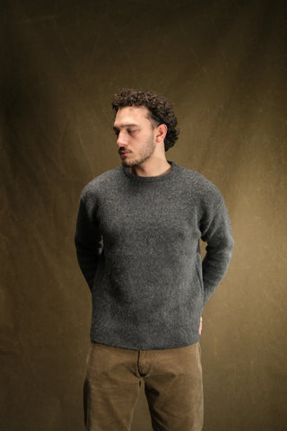 Erkek Yünlü Kalın Triko Kazak – Bisiklet Yaka & Kışlık